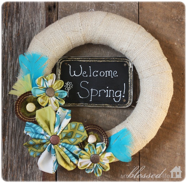DIY Spring Wreath Tutorial - My Blessed Life™