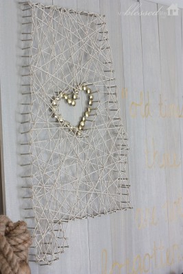 State Inspired String Art {Alabama - Heart of Dixie} - My Blessed Life™