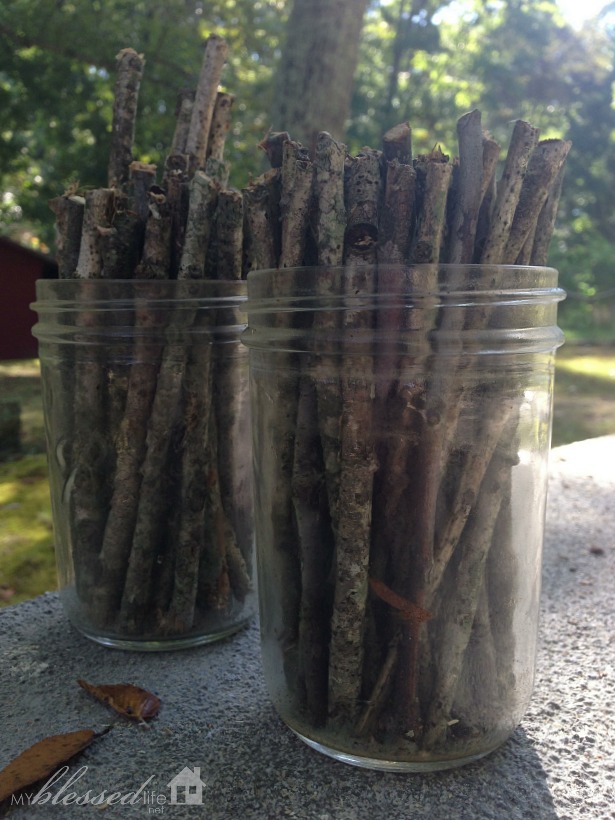Easy DIY Gold Twig Candle Holder - My Blessed Life™