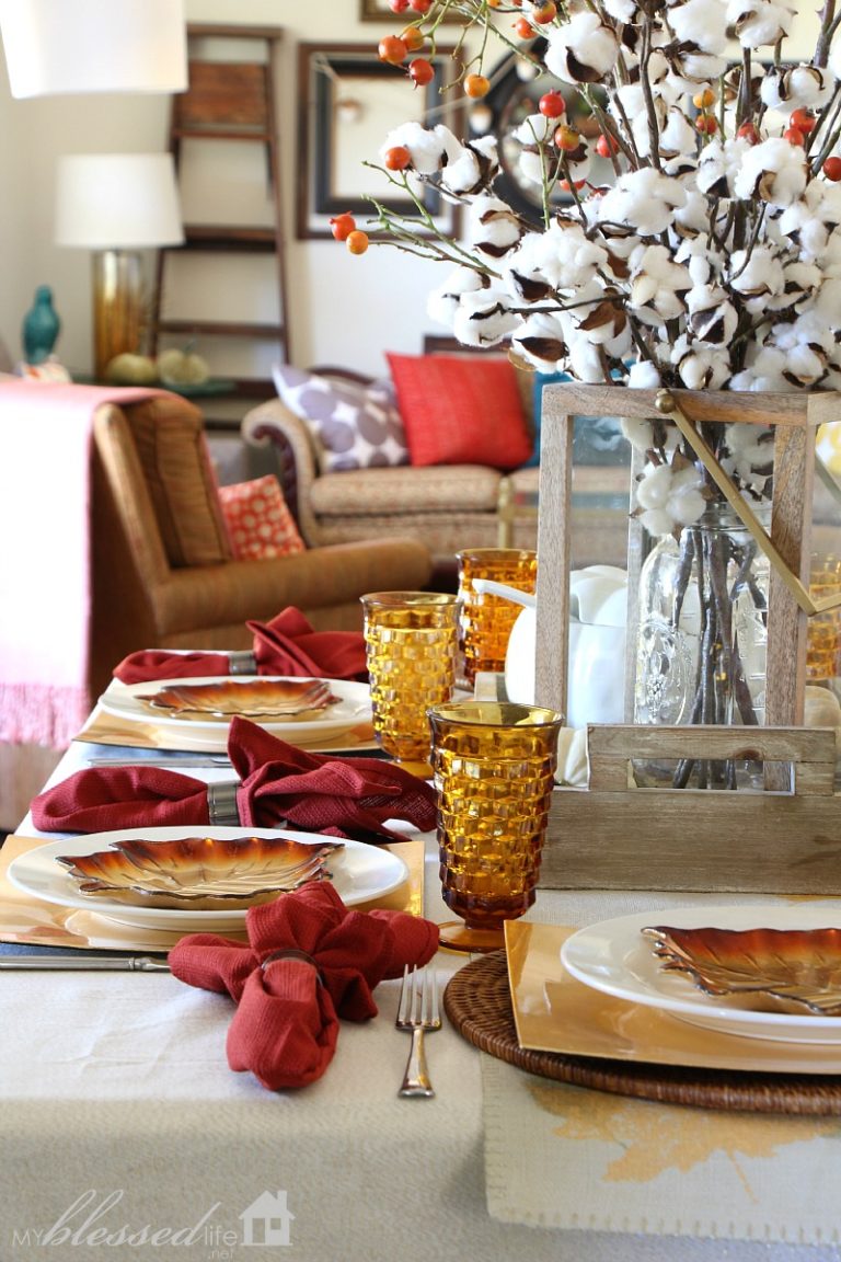 5 Simple Tips to Set A Fall Table - My Blessed Life™